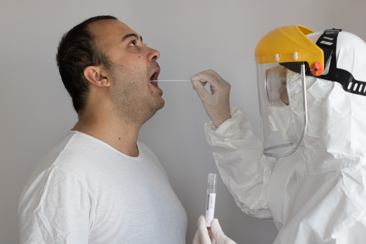 Das Apotheken-Team als Corona-Tester